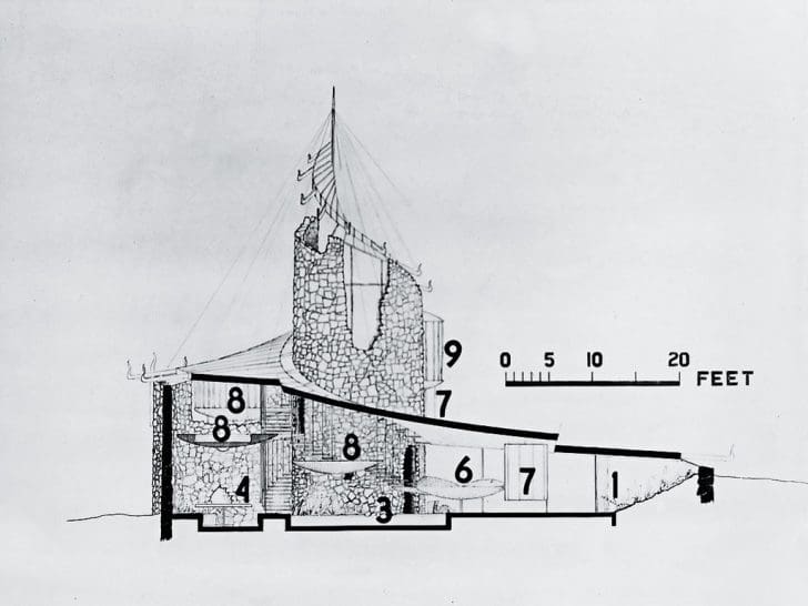 Bavinger House in Norman Oklahoma USA