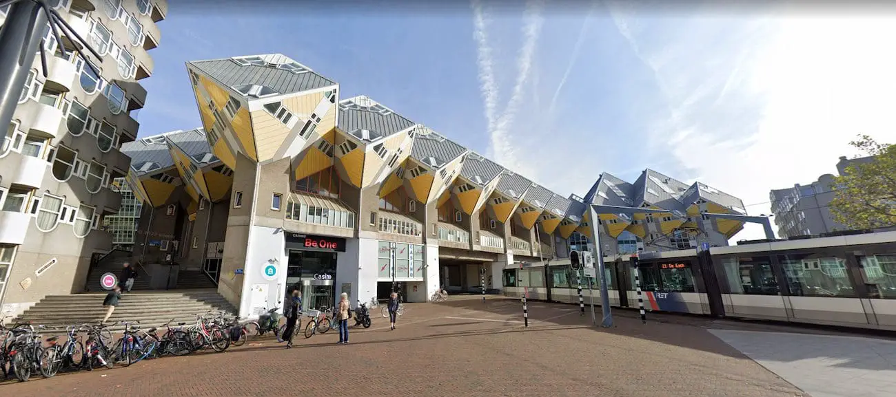 Cubic Houseskubus Woningen In Rotterdam Netherlands