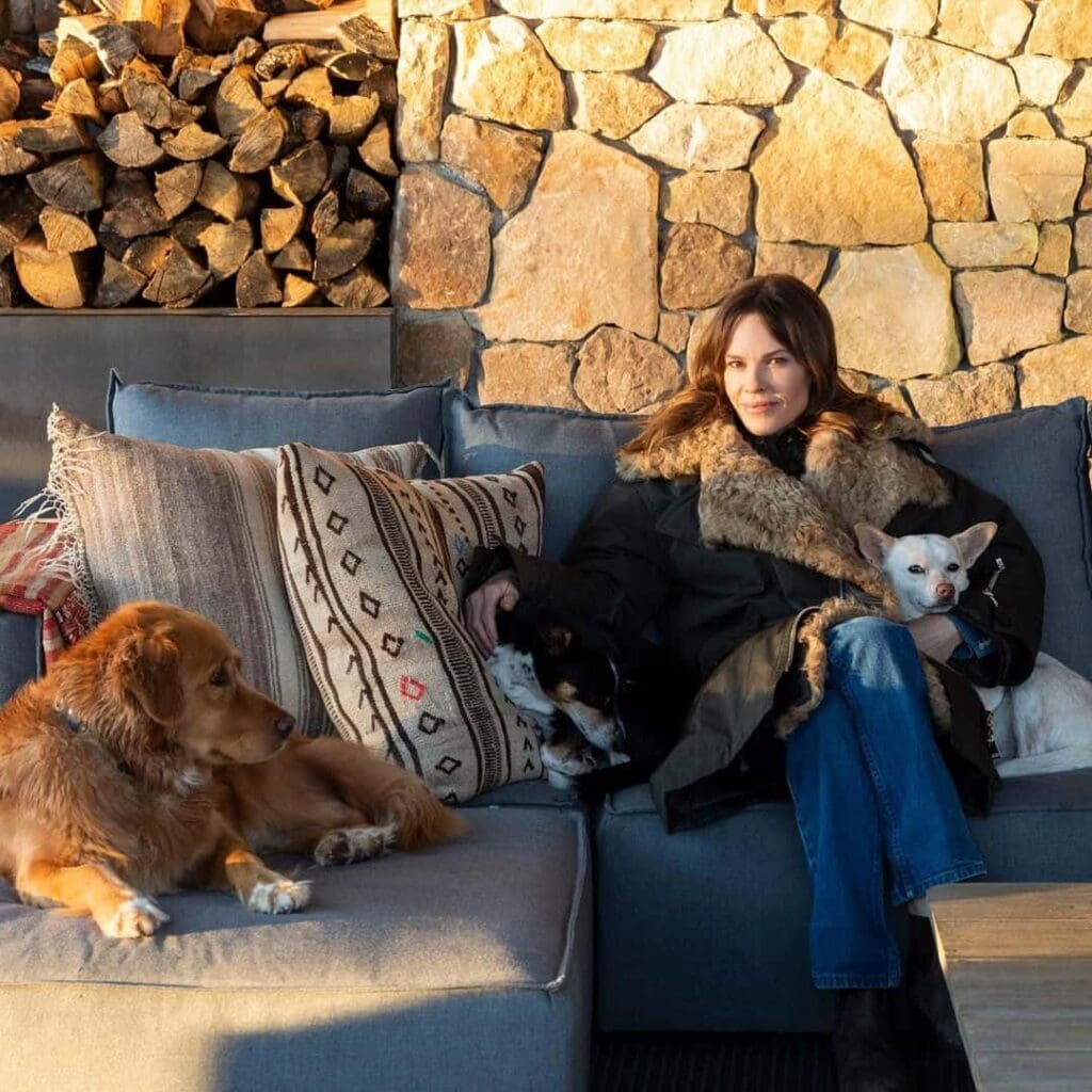 Inside Hilary Swank's Enchanting Colorado Mountain House