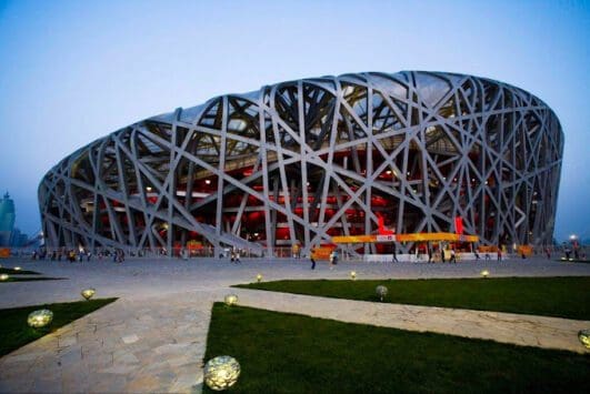 The National Stadium In Beijing China