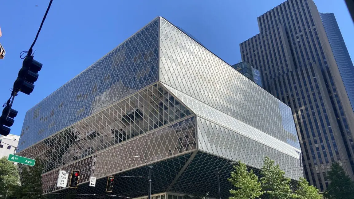 Seattle Central Library In Seattle, USA