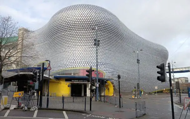 Bull Ring in Birmingham, Uk